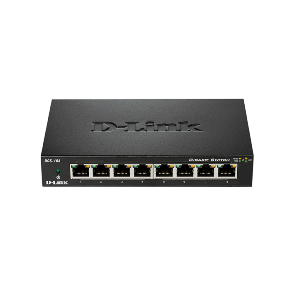 D-LINK 8 PORT SWITCH METAL HOUSING - EDsys Computers